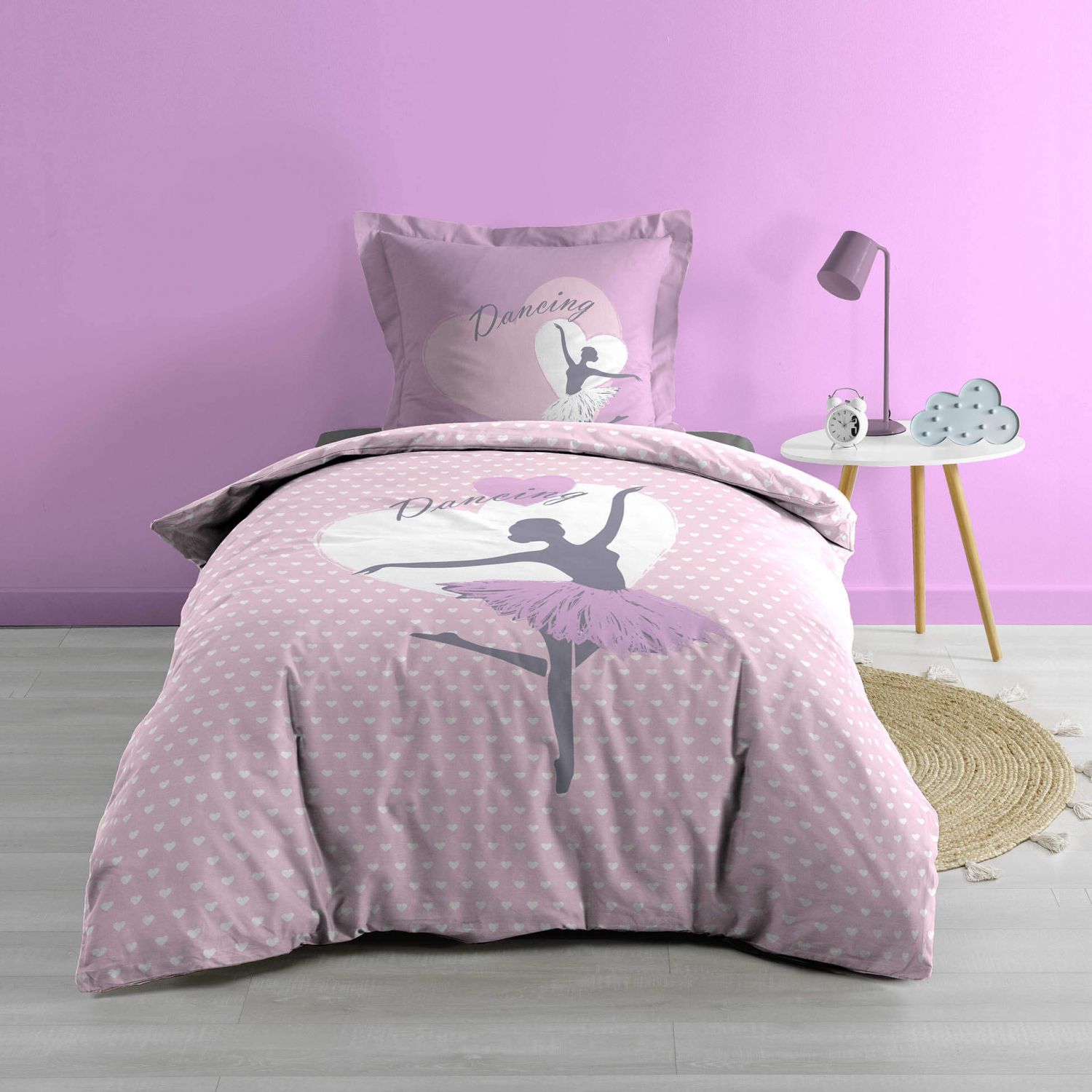 Housse De Couette 140x200 Cm Taie Danseuse